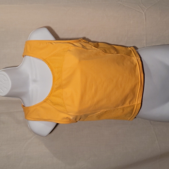 Nike ACG | Tops | Nike Acg Yellow Athletic Running Work Out Tank Top ...